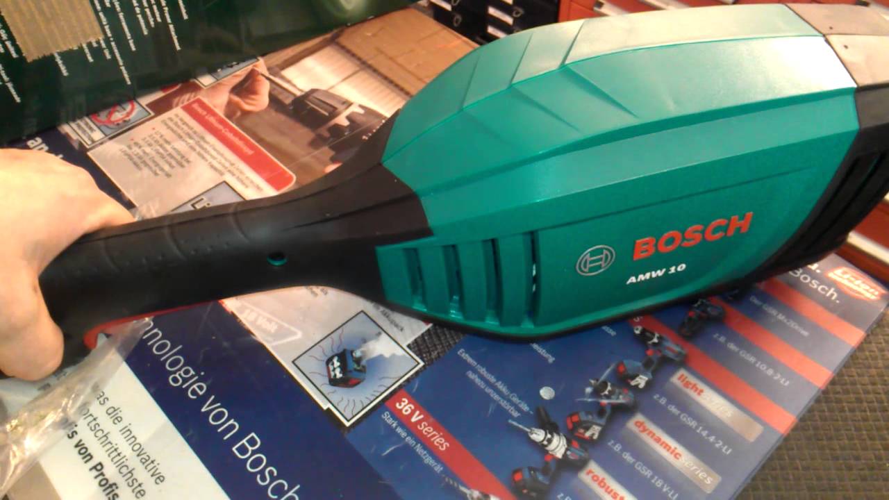 Bosch Multitool AMW 10 - Motorgeräusche Antrieb - YouTube