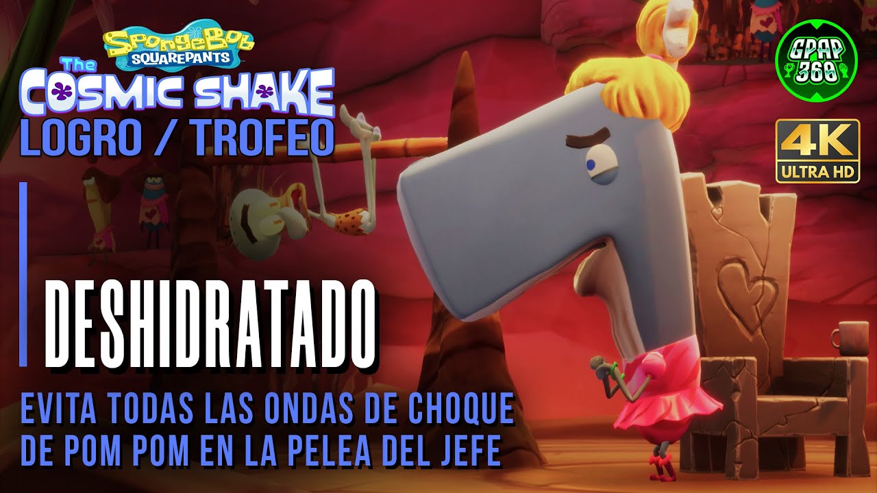 Bob Esponja: The Cosmic Shake | Logro / Trofeo: Deshidratado (Jefe Pom ...