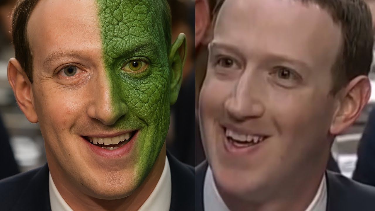 👽Mark Zuckerberg REAL Alien Reptilian Shapeshifter Compilation: Funny ...