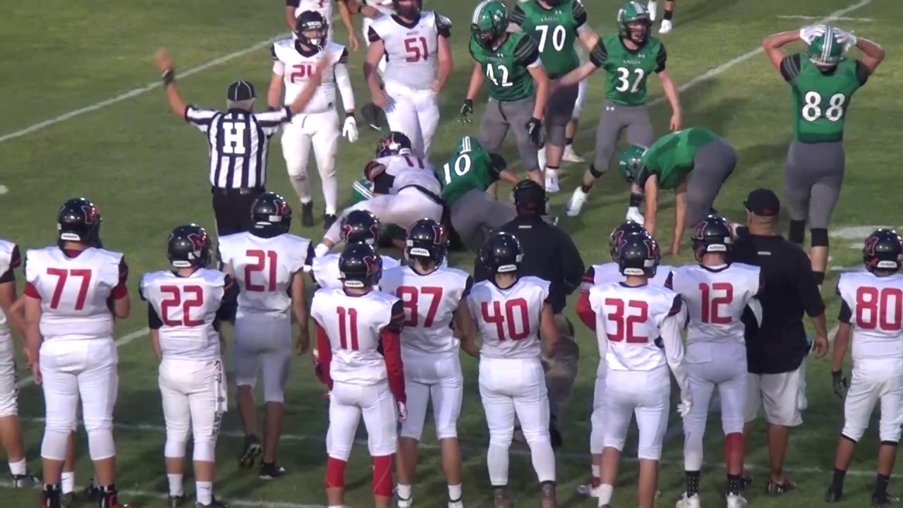 Thatcher versus Morenci football 8-17-18 - YouTube