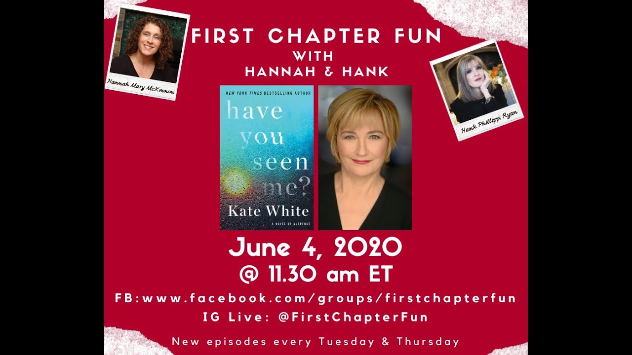 First Chapter Fun - Episode 61– HAVE YOU SEEN ME? by Kate White - YouTube