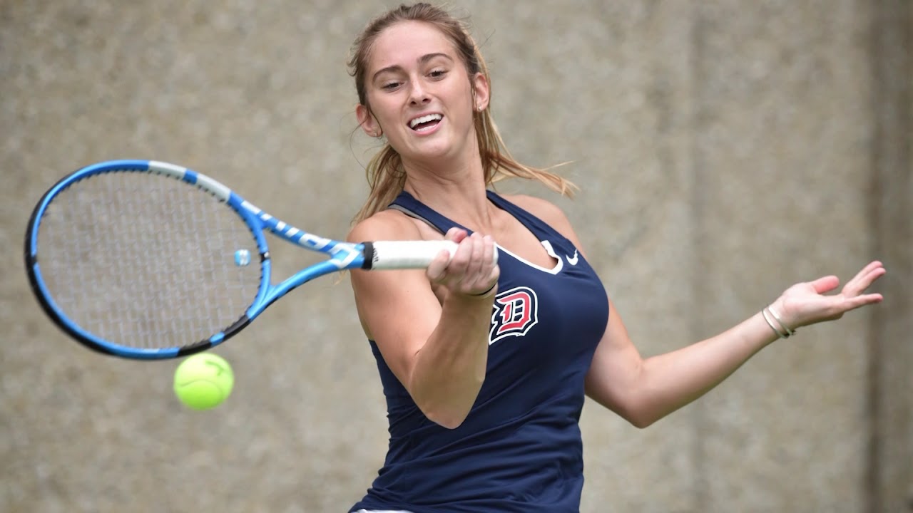 2018-19 Duquesne Female SAOY Finalist - Julianne Herman, Tennis - YouTube