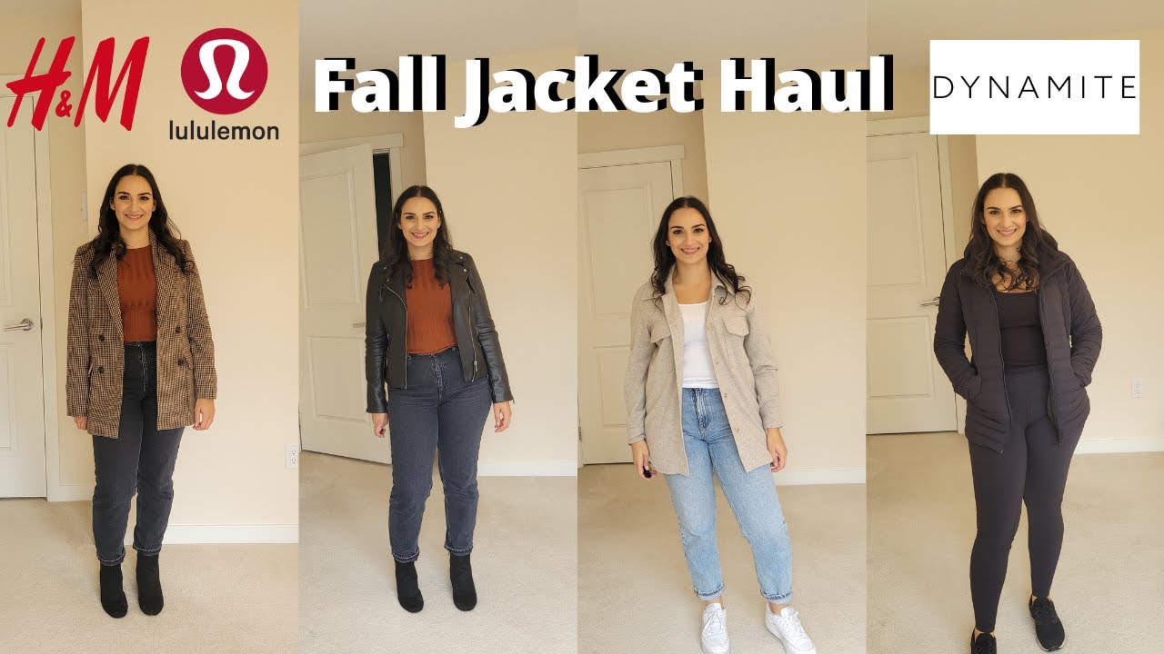 Try-on Fall Jacket Haul! - YouTube