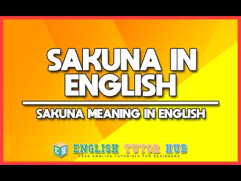 SAKUNA IN ENGLISH TRANSLATION | What is Sakuna in English | Meaning of ...