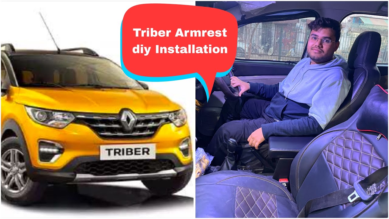 RenaultTriber 👉 Armrest installation 💯 Proper 👈 || Armrest for Renault ...