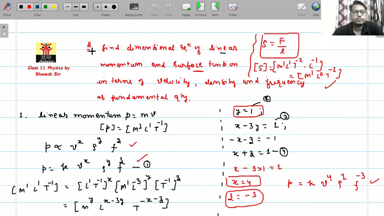 L 14 Solved Problems On Dimensional Analysis Class 11 Physics CBSE L 14 Solved Problems On Dimensional Analysis Class 11 Physics CBSE