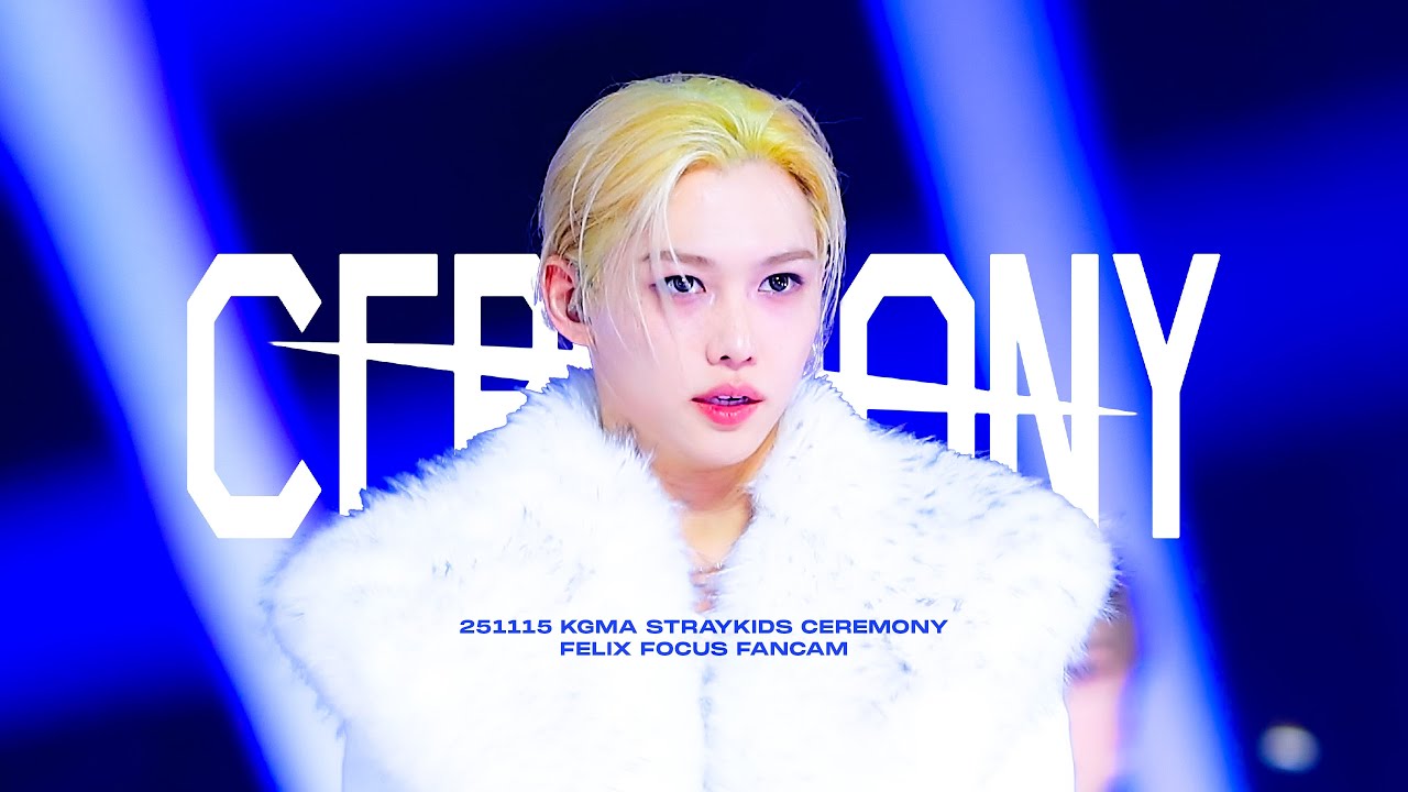 251115 KGMA Ceremony Stray kids Felix (4K) - YouTube