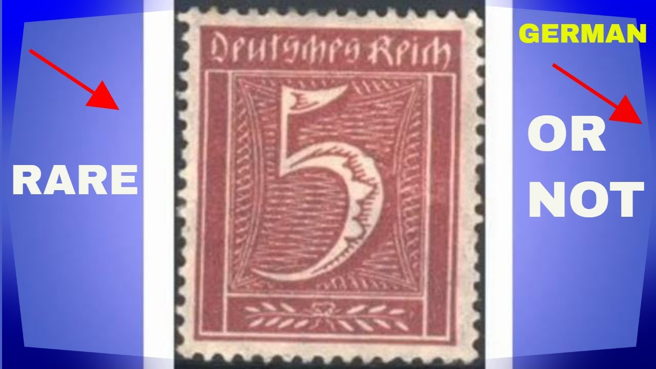 German stamp values date: 1921' Germany stamps value in 2021' - YouTube