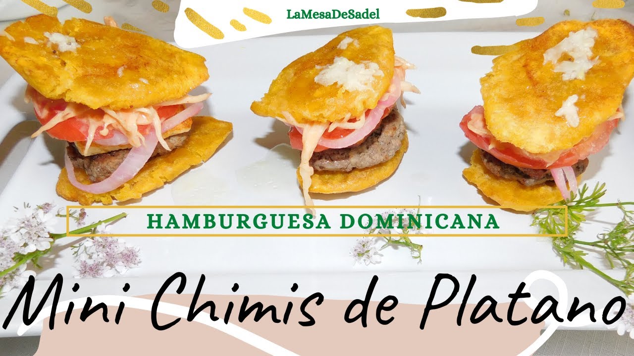 Como hacer Chimi Sliders | Hamburguesa Dominicana |Mini Chimis ...