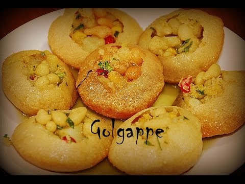 How to make Golgappa Puri | Pani Puri with Rava | Puchka gupchup Recipe ...