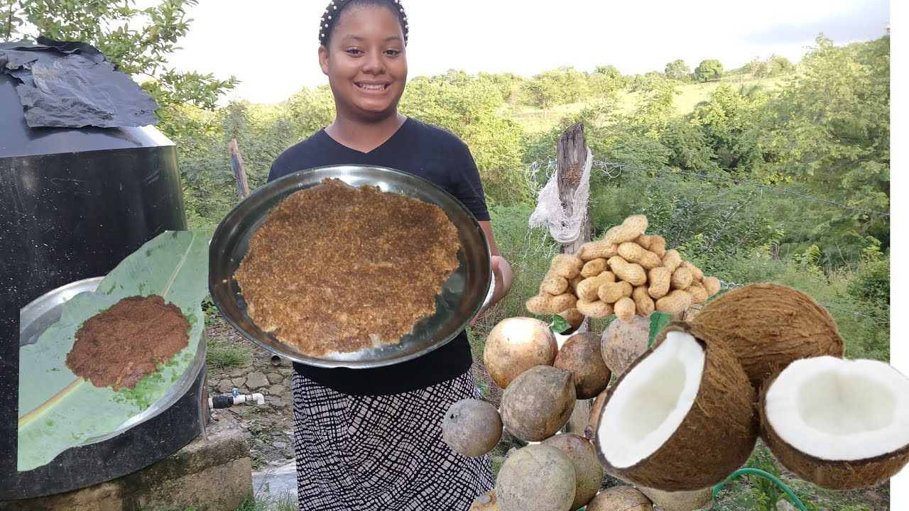 Como hacer dulce de coco con jagua y de maní #mani #comidacriolla #coco ...