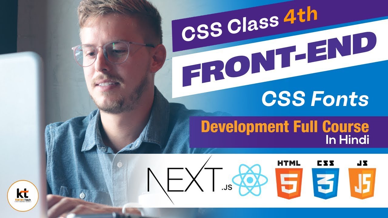 CSS Fonts Frontend Development 2023 Class 4th in Hindi - YouTube