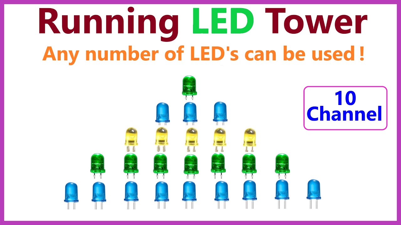 DIY LED Chaser: How to make Running LED Chaser | LED Circuits ...