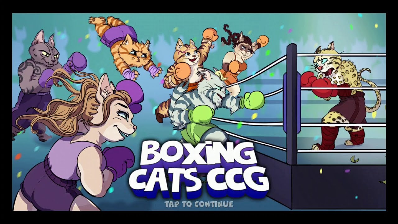 Let's Play Boxing Cats Collectible Card Game - YouTube