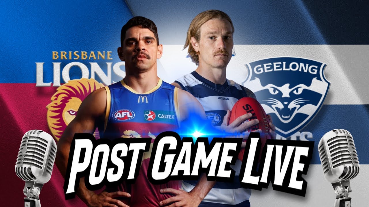 POST GAME LIVE | Geelong vs Brisbane | Round 6 | AFL 2024 - YouTube