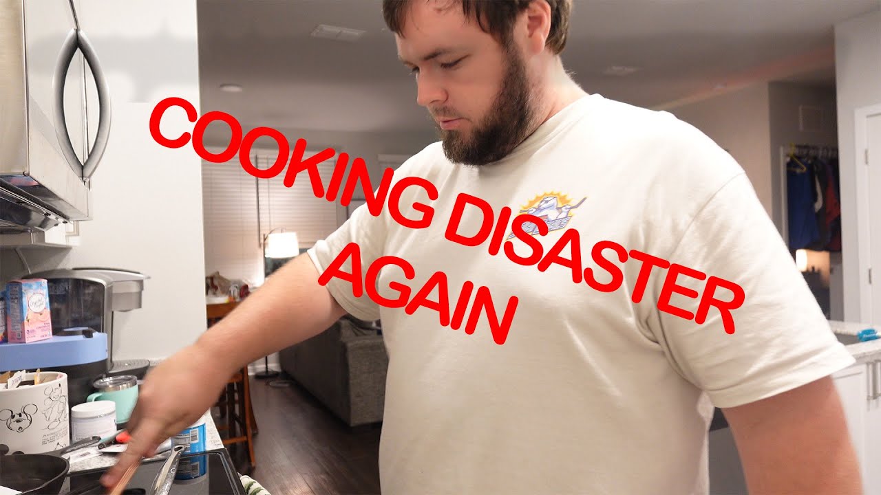 DISASTER - cooking breakfast for dinner - YouTube