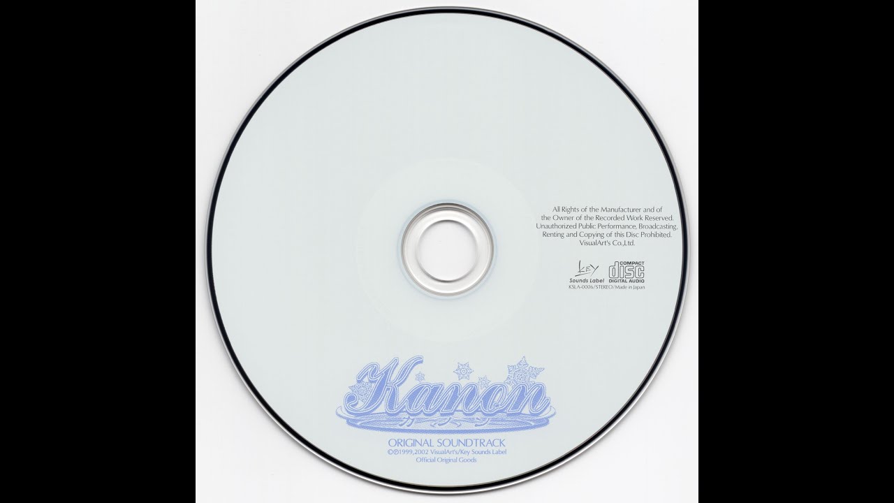 Kanon Original Soundtrack CD - YouTube