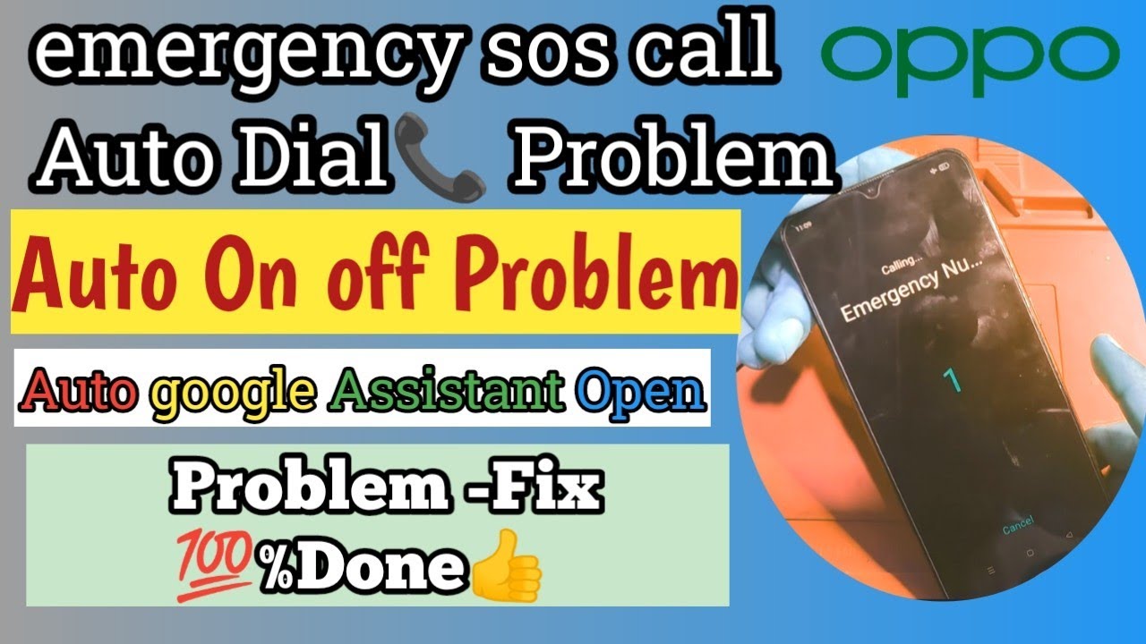 Auto Emergency Sos Call Problem Oppo A9 2020 100 problem Solution Auto Emergency Sos Call Problem Oppo A9 2020 100 problem Solution