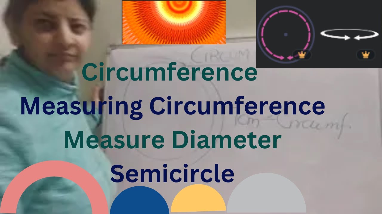 Circumference, Measuring Circumference, Measure Diameter, Semicircle ...