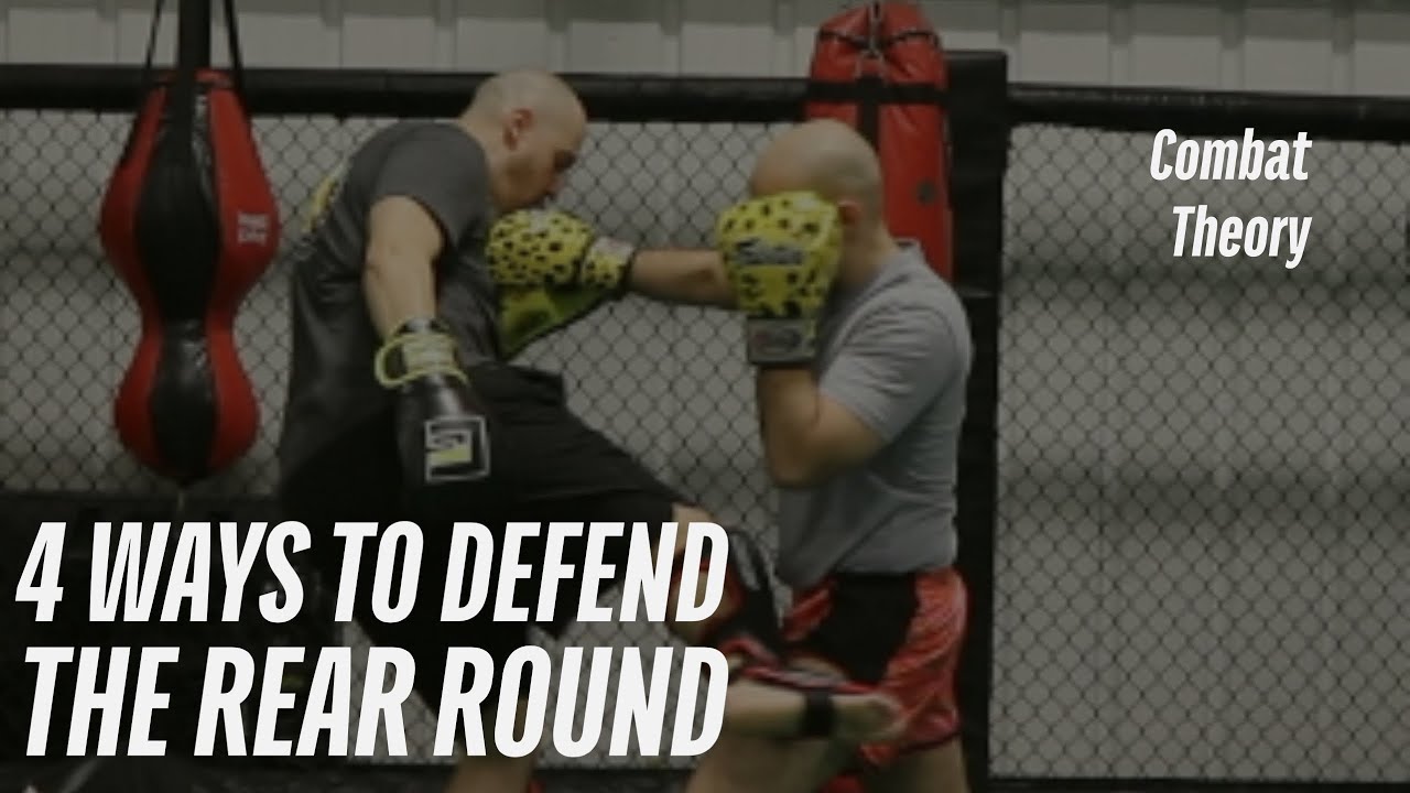 4 Ways To Defend The Rear Round Kick - YouTube