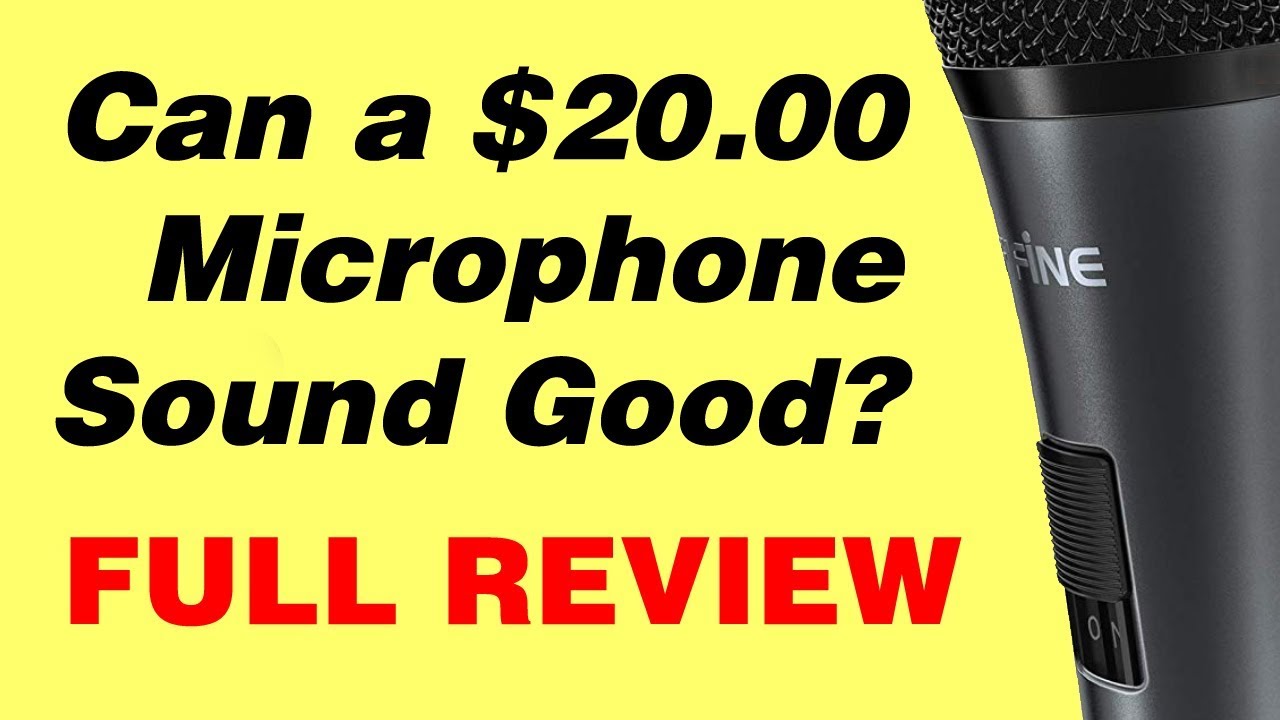 Can a $20 Chinese Microphone Sounds Good - FiFine Review - YouTube