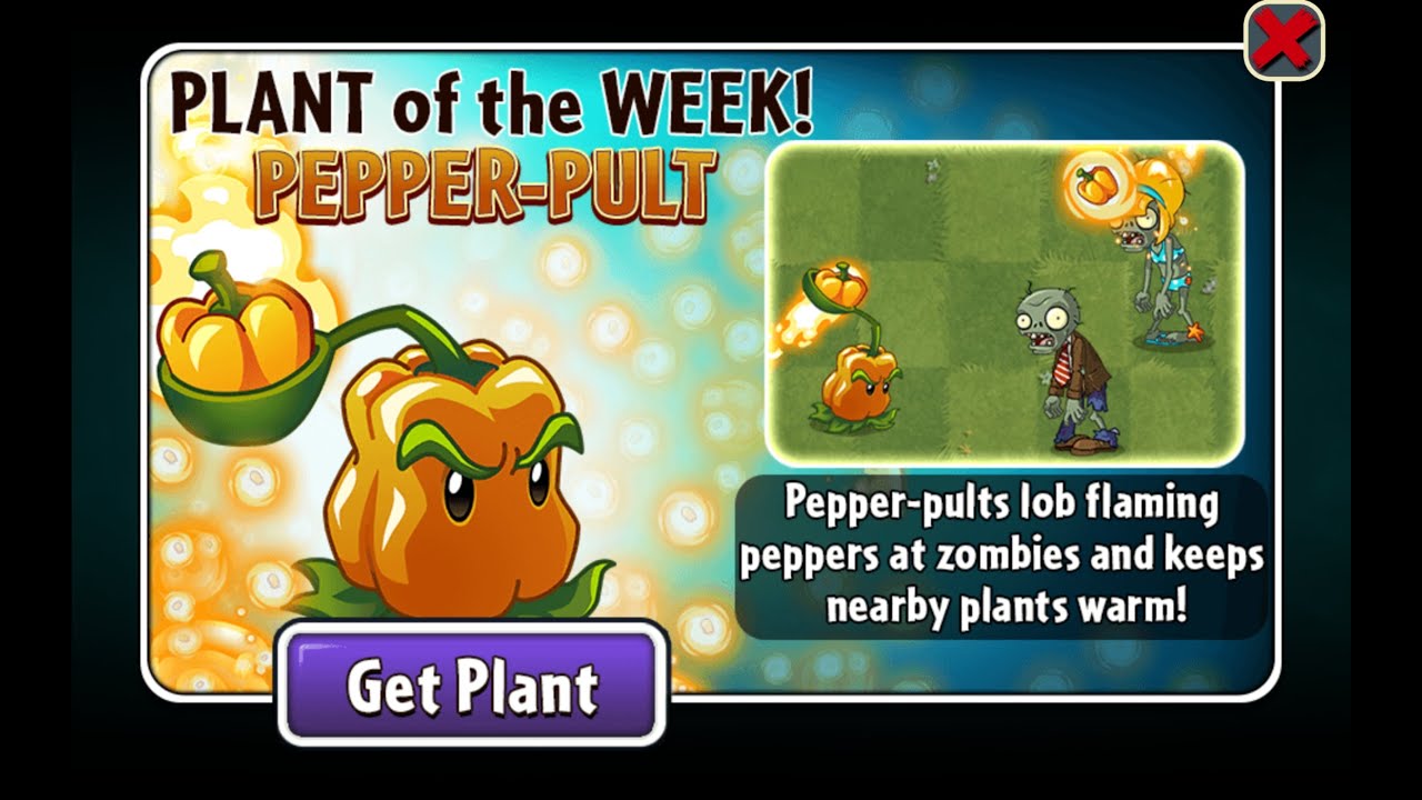 Plants Vs Zombies 2 Penny's Pursuit Week 146 & 147 Pepper Pult & Holly ...