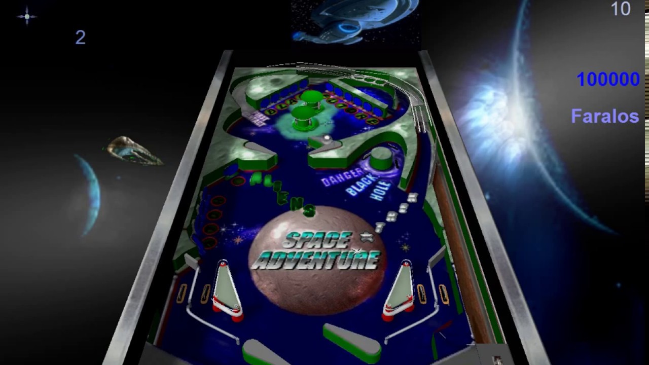 Space Adventure (pinball table) - YouTube