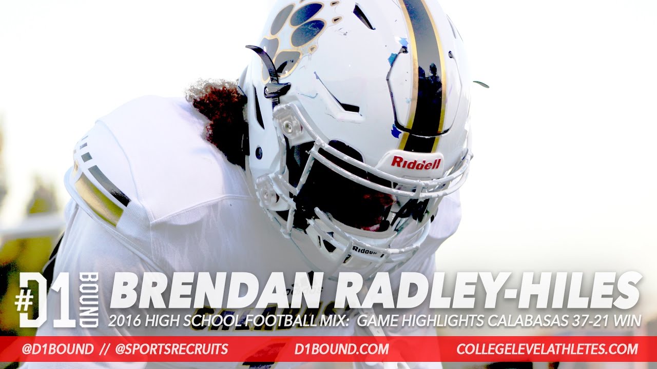 THE NEXT TYRANN MATHIEU: Brendan "Bookie" Radley-Hiles HS Football Mix ...