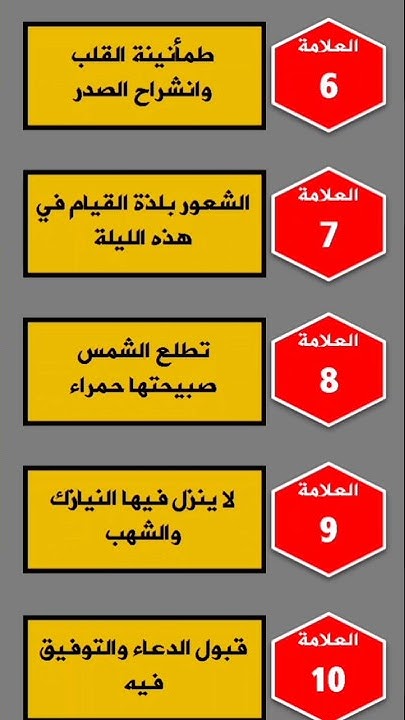 10 علامات تدل على انها ليلة القدر علامات ليلة القدر Youtube