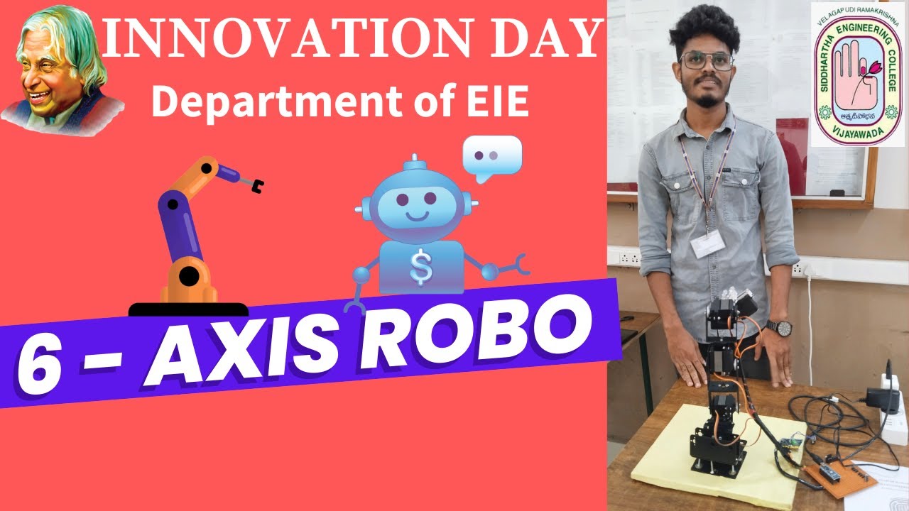 Six Axis Robotic Arm | VRSEC | Innovation Day 2022 | Engineering | Best ...