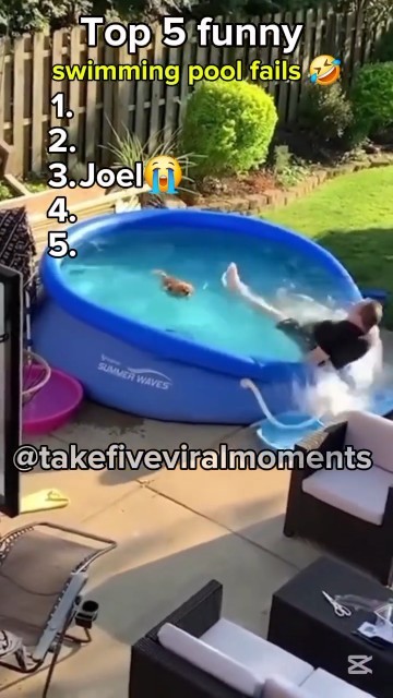 Top 5 funny swimming pool fails #shorts #top5 #ranking #funny - YouTube