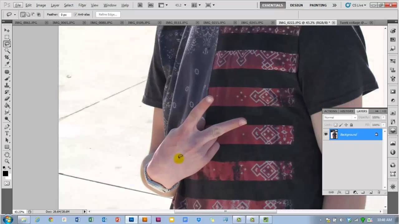 Digital collage in Photoshop - YouTube