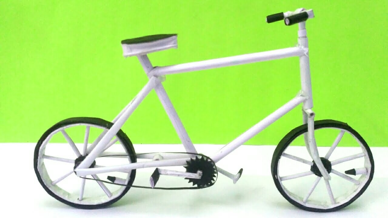 How To Make A paper cycle - DIY Simple Paper Craft - YouTube