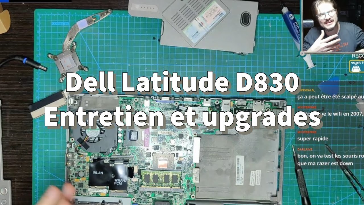 Dell Latitude D830 Entretien et upgrades - YouTube
