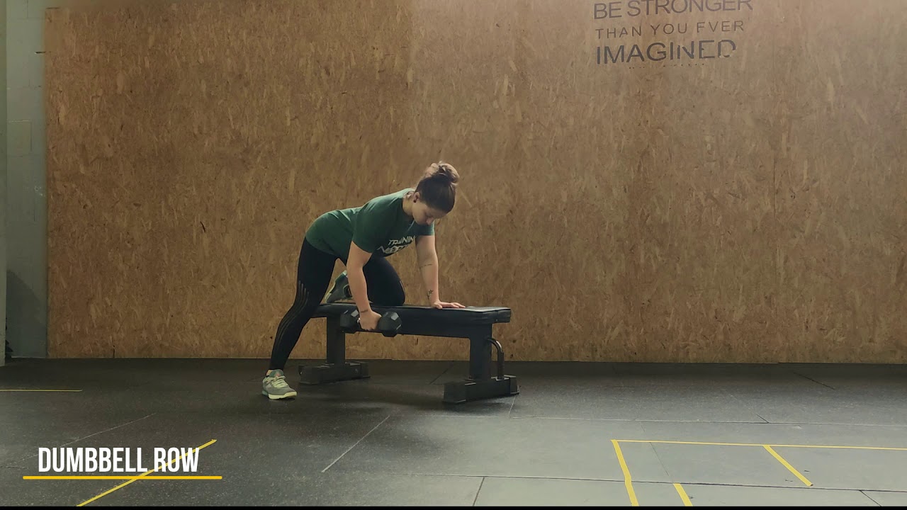 DUMBBELL SA ROW - YouTube