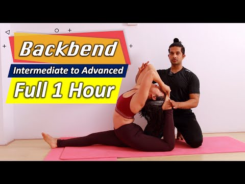 60 Minutes Intermediate to Advanced Level Backbend Yoga | Kapotasana Drills | Yograja
