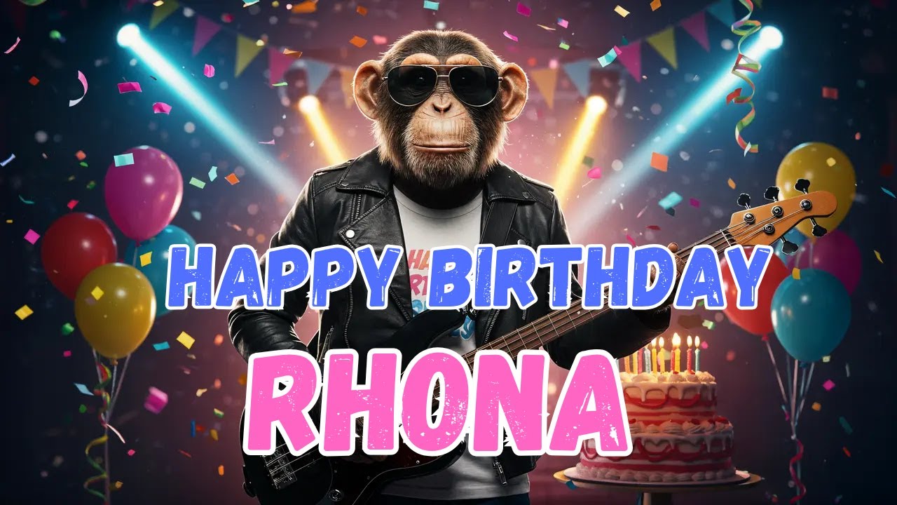RHONA Happy Birthday Song - Happy Birthday to Rhona - YouTube