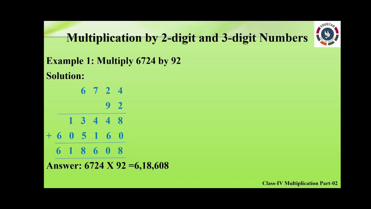 Class 4 MATH Multiplication Part 2 YouTube class-4-math-multiplication-part-2-youtube