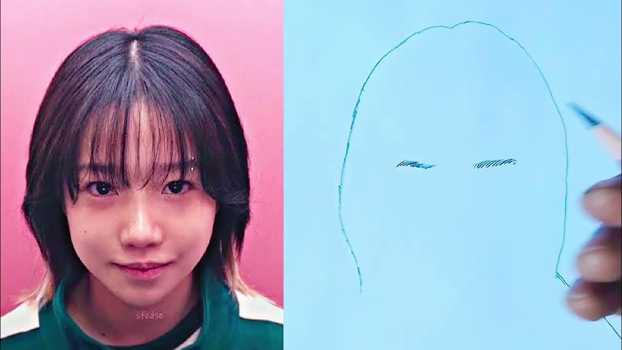 How To Draw Player 222 Jun-hee From Squid Game season 2 | Jun hee squid Game - YouTube