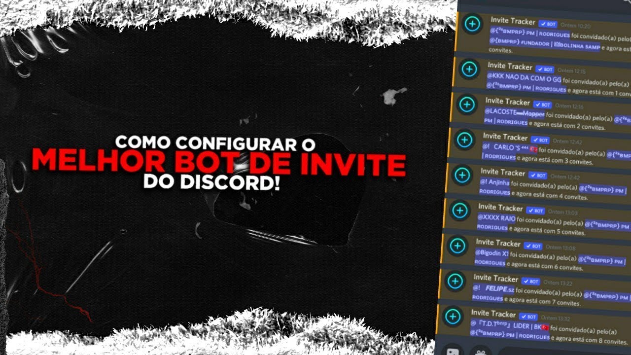 #Discord | Como configurar Tracker invites BOT! - YouTube