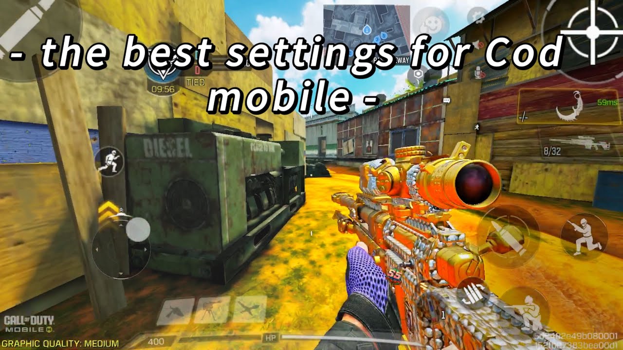 Best sensitivity and control settings Cod mobile - YouTube