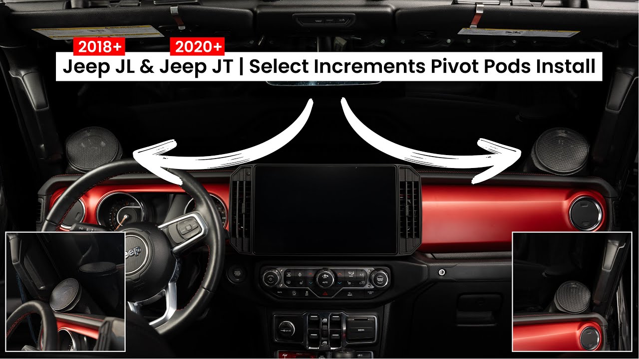Select Increments Jeep Pivot Pods Installation Video | '18+ JL Wrangler ...
