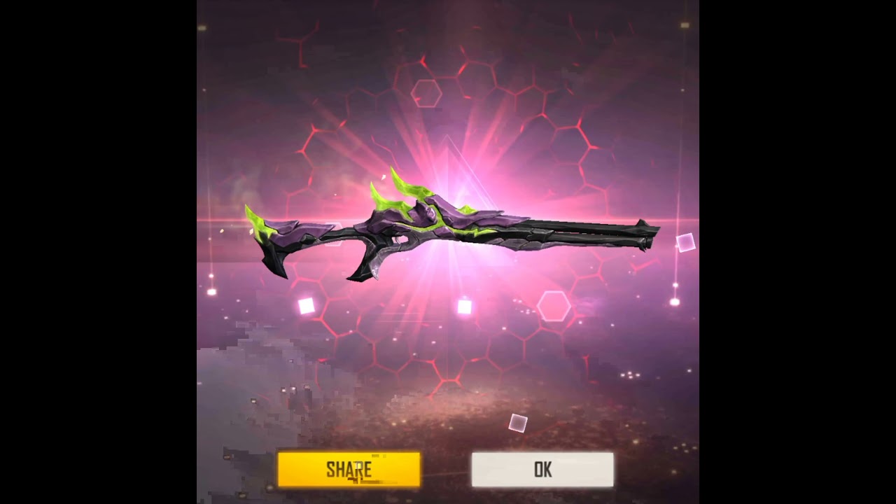 M10 new gun skin max in free fire#sorts - YouTube