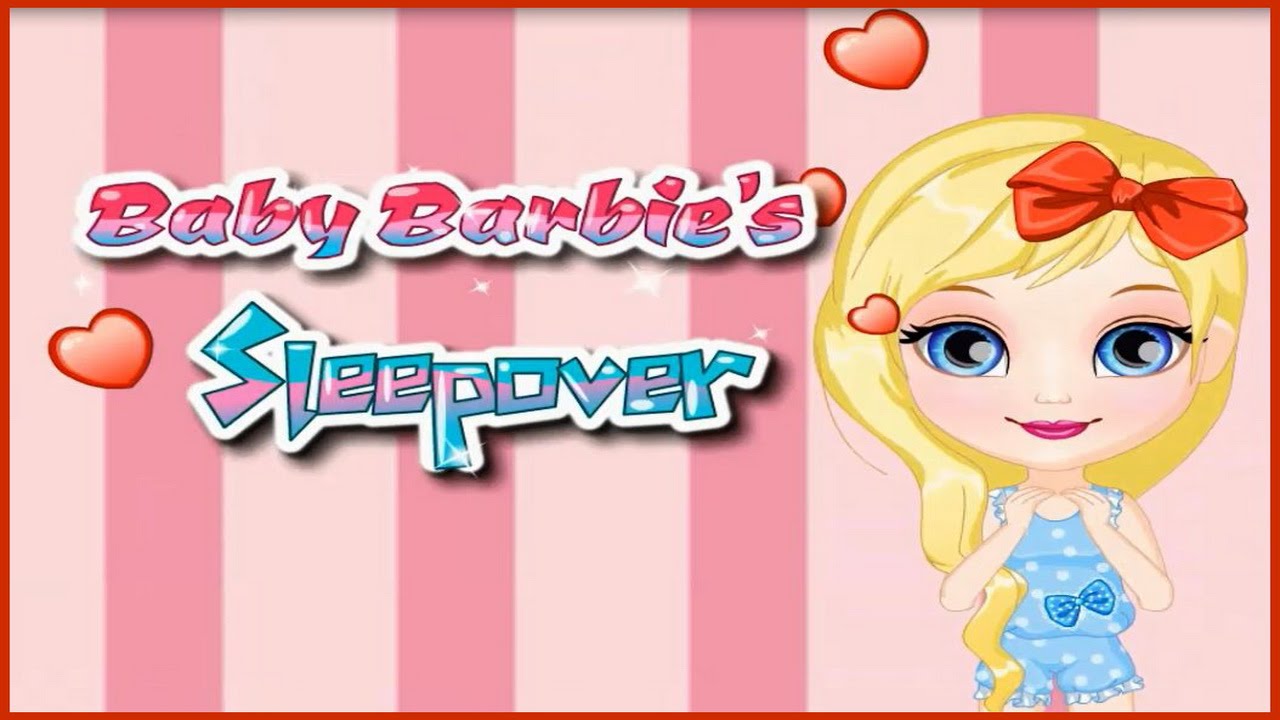 Enjoy with Baby Barbie's Sleepover Game Episode-Fun Time for Little ...