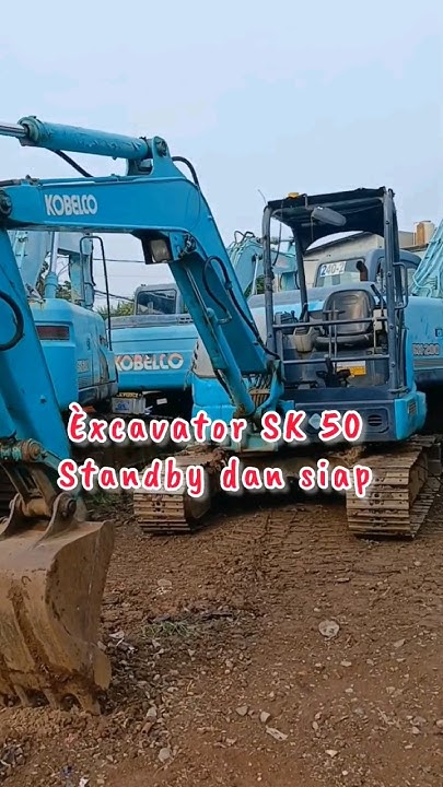 Excavator SK 50P standby dan siap kerja #shorts #Excavator #alatberat #netyruby - YouTube