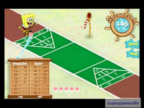 Spongebob SquarePants Jellyfish Shuffleboard Full Episode 2015 Game ...