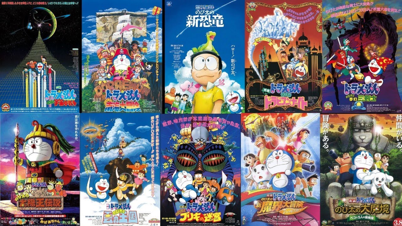 Doraemon All Hindi Movie List By Sa Toons | Doraemon Movie List - YouTube