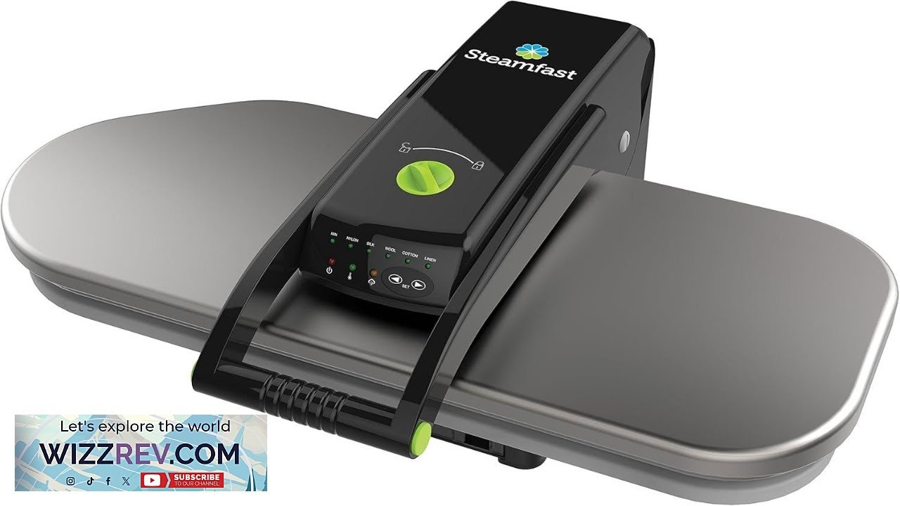 Steamfast SF 680 Digital Steam Press with Multiple Fabric Settings and ...