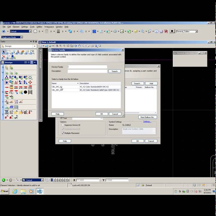 Single Line Design Using Bentley Systems' promis•e Software HD - YouTube