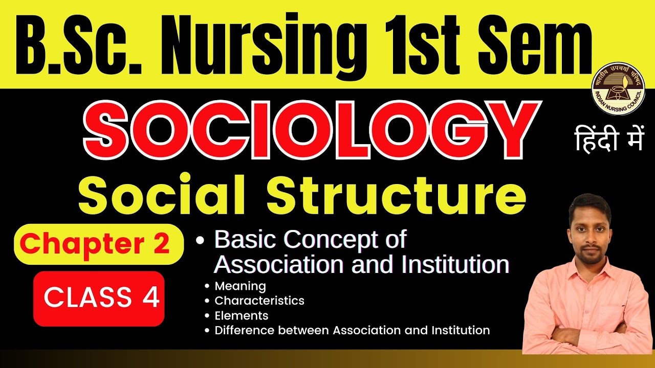 Class 5 | B.S.c Nursing 1st Sem | Chapter 2 | Sociology | INDIVIDUAL ...